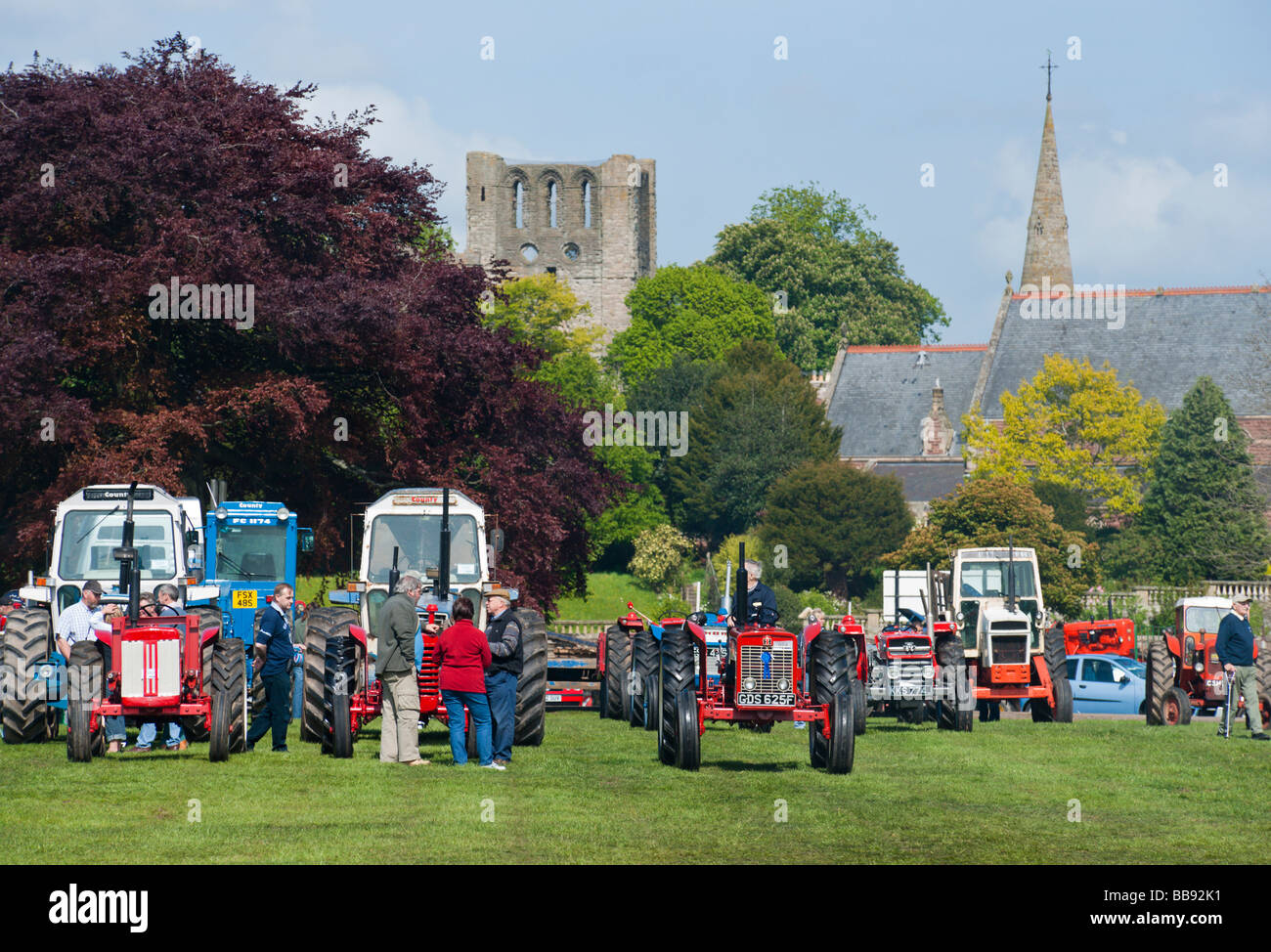 Borders Vintage Tractor Show 2009 Union Showground Kelso Scotland view ...