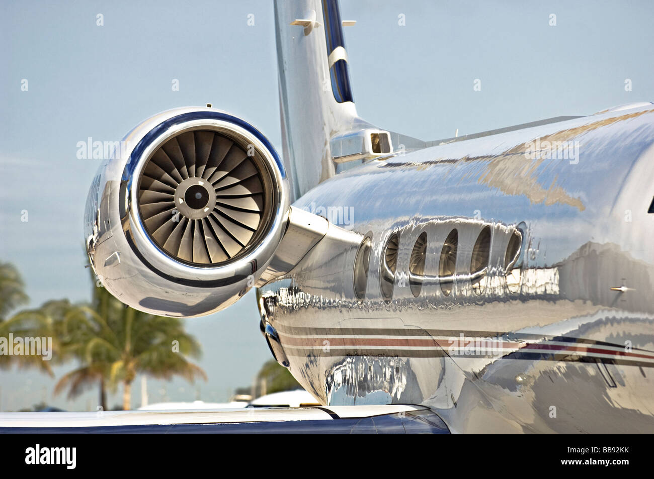 jet aircraft engine on small private jet airplane Stock Photo - Alamy