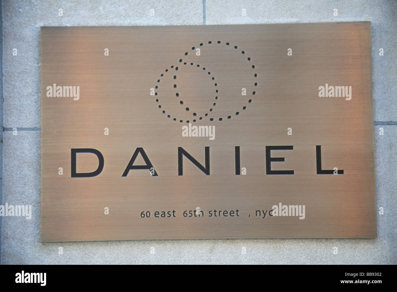 Daniel an exclusive restaurant on the Uppers East Side of Manhattan ...