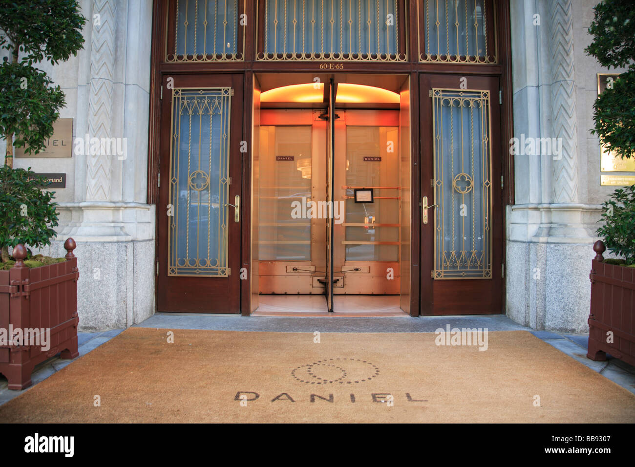 Daniel an exclusive restaurant on the Uppers East Side of Manhattan ...