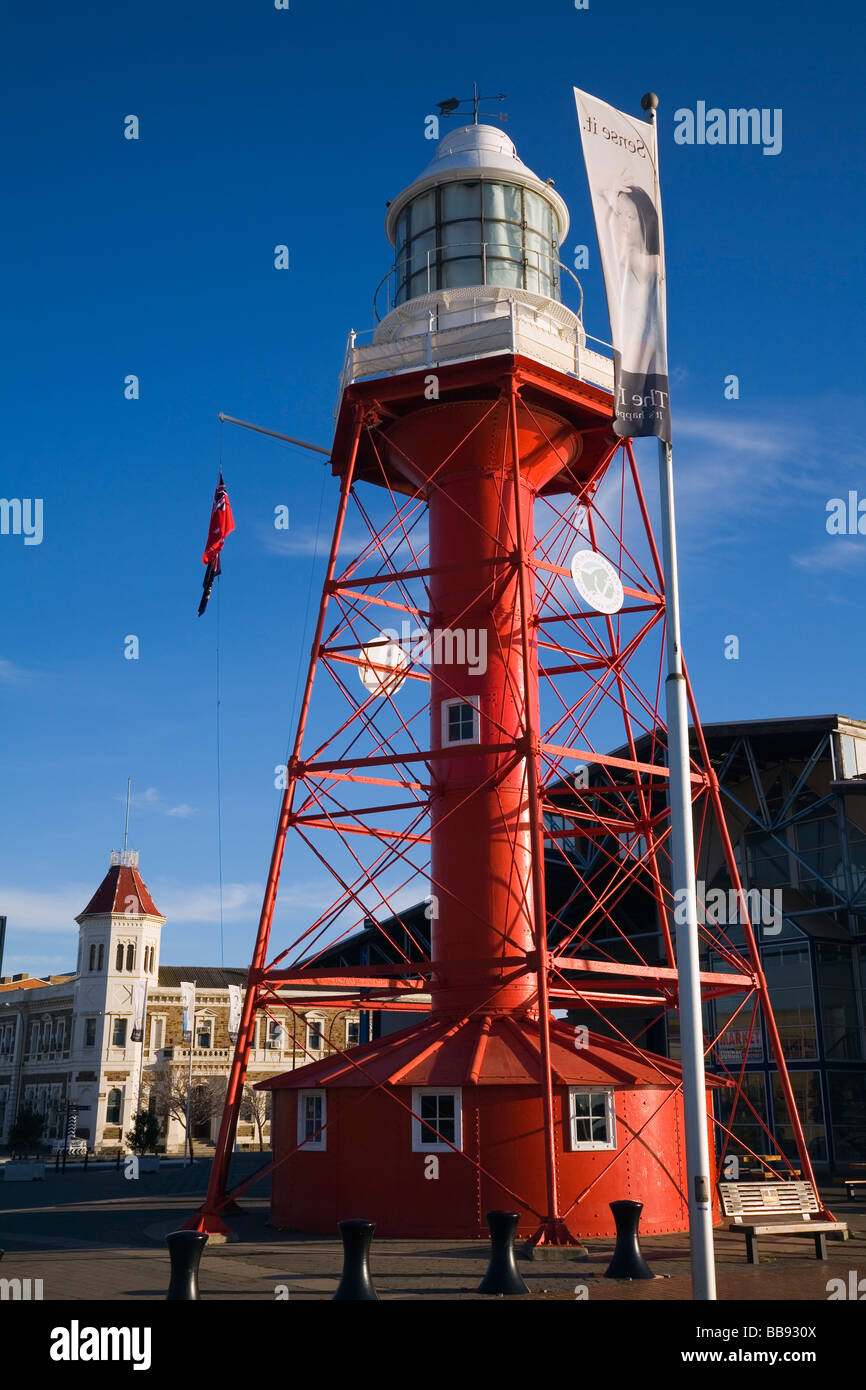 The restored South Neptune Island Lighthouse at Queen's Wharf, Port ...