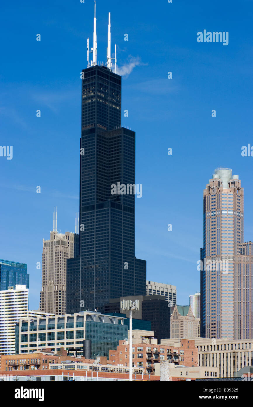 Skyscrapers in Chicago Stock Photo - Alamy