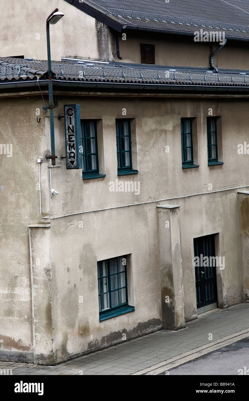 The cinema built by the Belgian army at the former Vogelsang Nazi elite ...