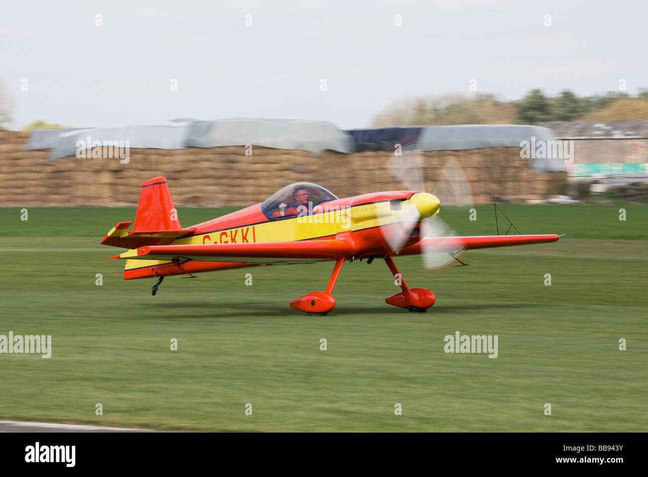 Avions Mundry CAP 231EX G-GKKI taking-off from Breighton Airfield Stock ...