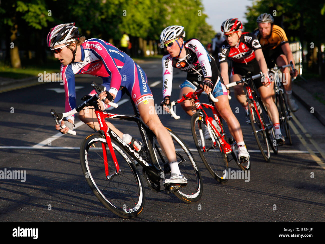 Cyclists leans hi-res stock photography and images - Alamy