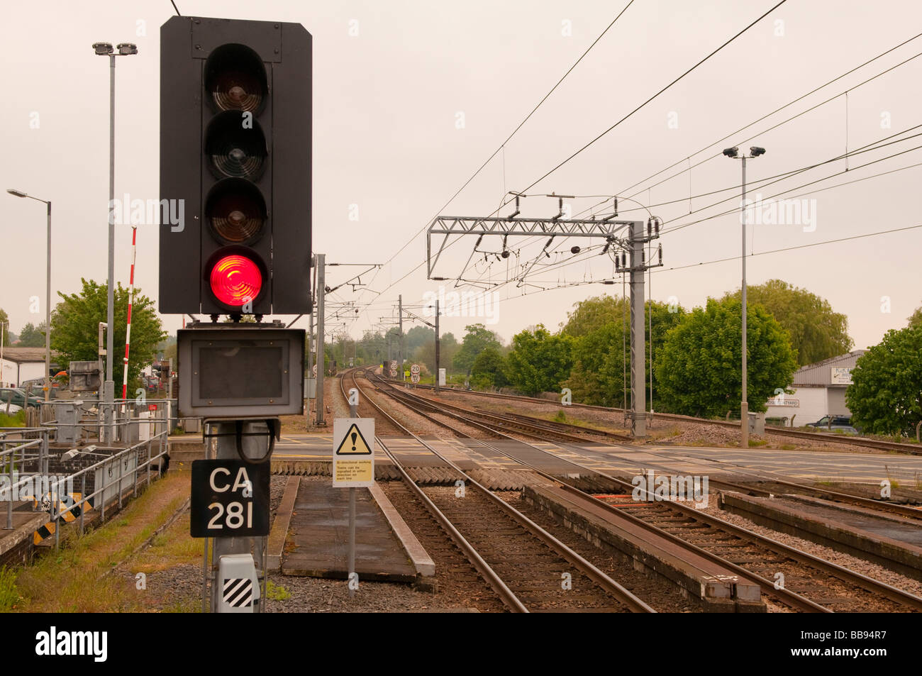 Railway signals distant hi-res stock photography and images - Alamy