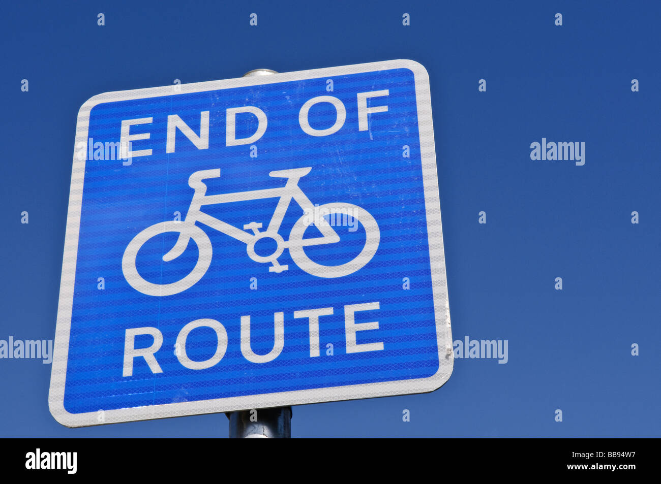 Cycle lane closed sign hi-res stock photography and images - Alamy