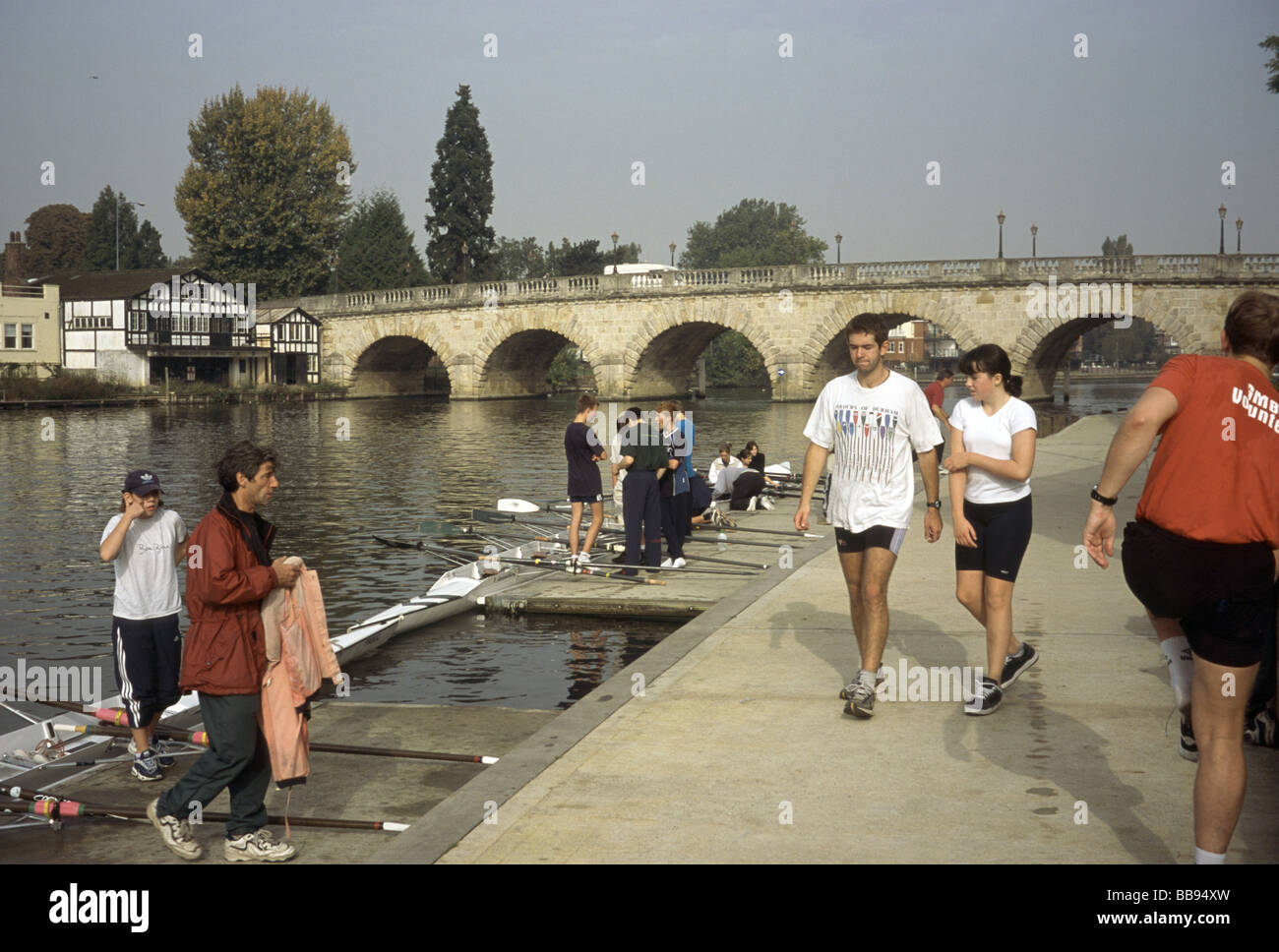 boating on the Thames Stock Photo - Alamy