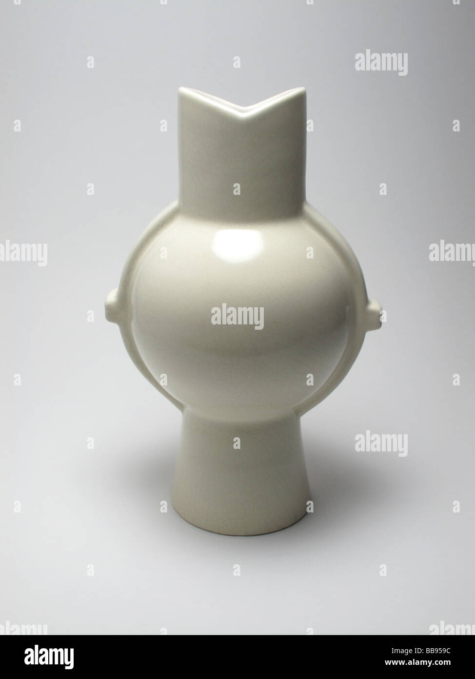 antique Nimy art deco modernist Belgium pottery vase Stock Photo - Alamy