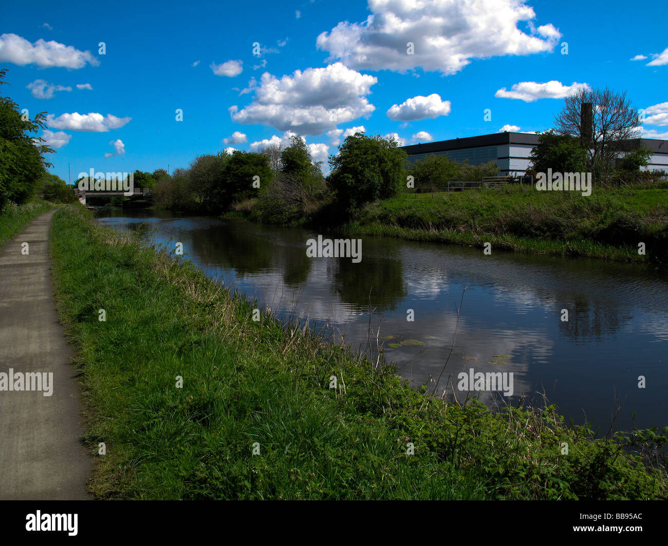 Bishopbriggs liesuredrome and Forth and Clyde canal Stock Photo - Alamy