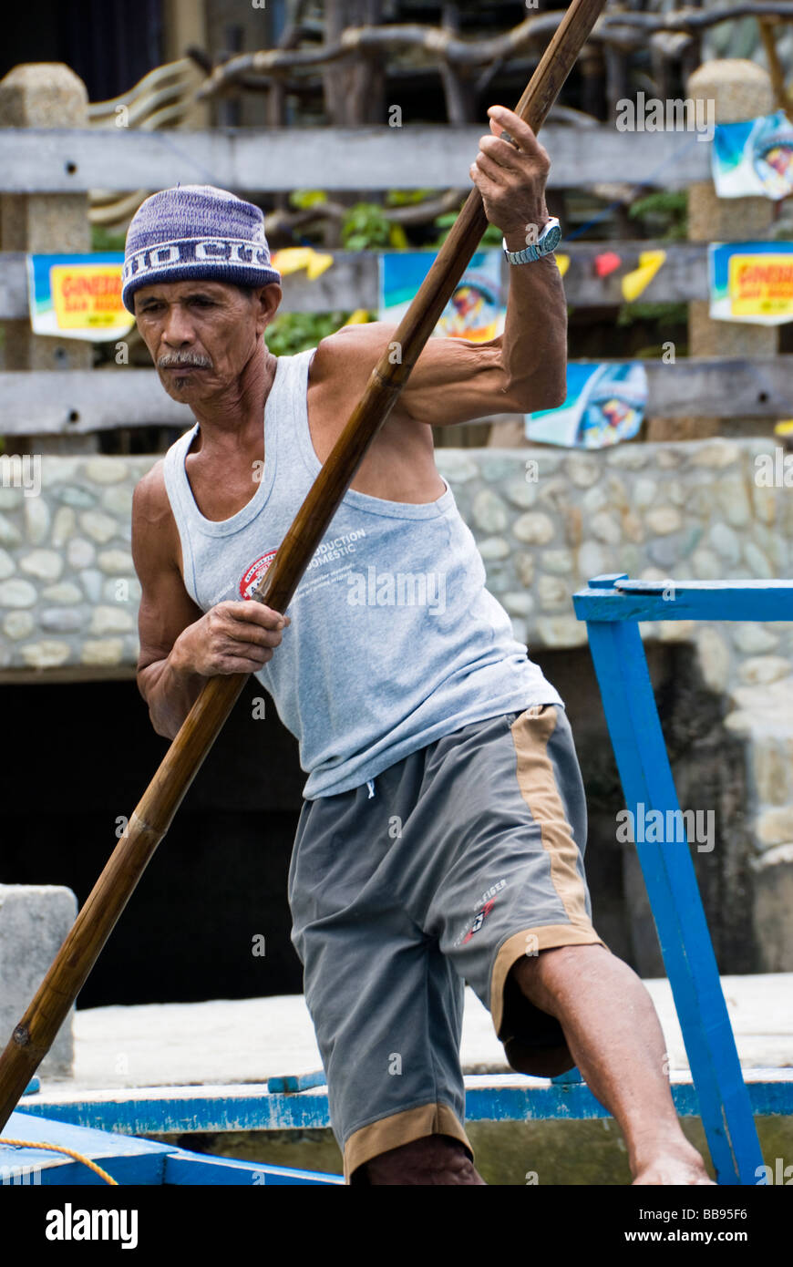 Push pole hi-res stock photography and images - Alamy