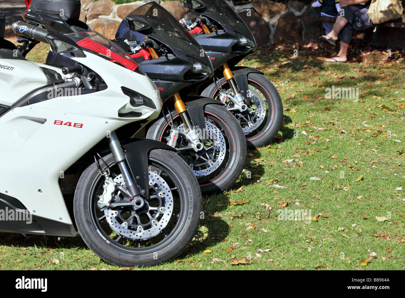 Ducati motorcycle owners meet Stock Photo - Alamy