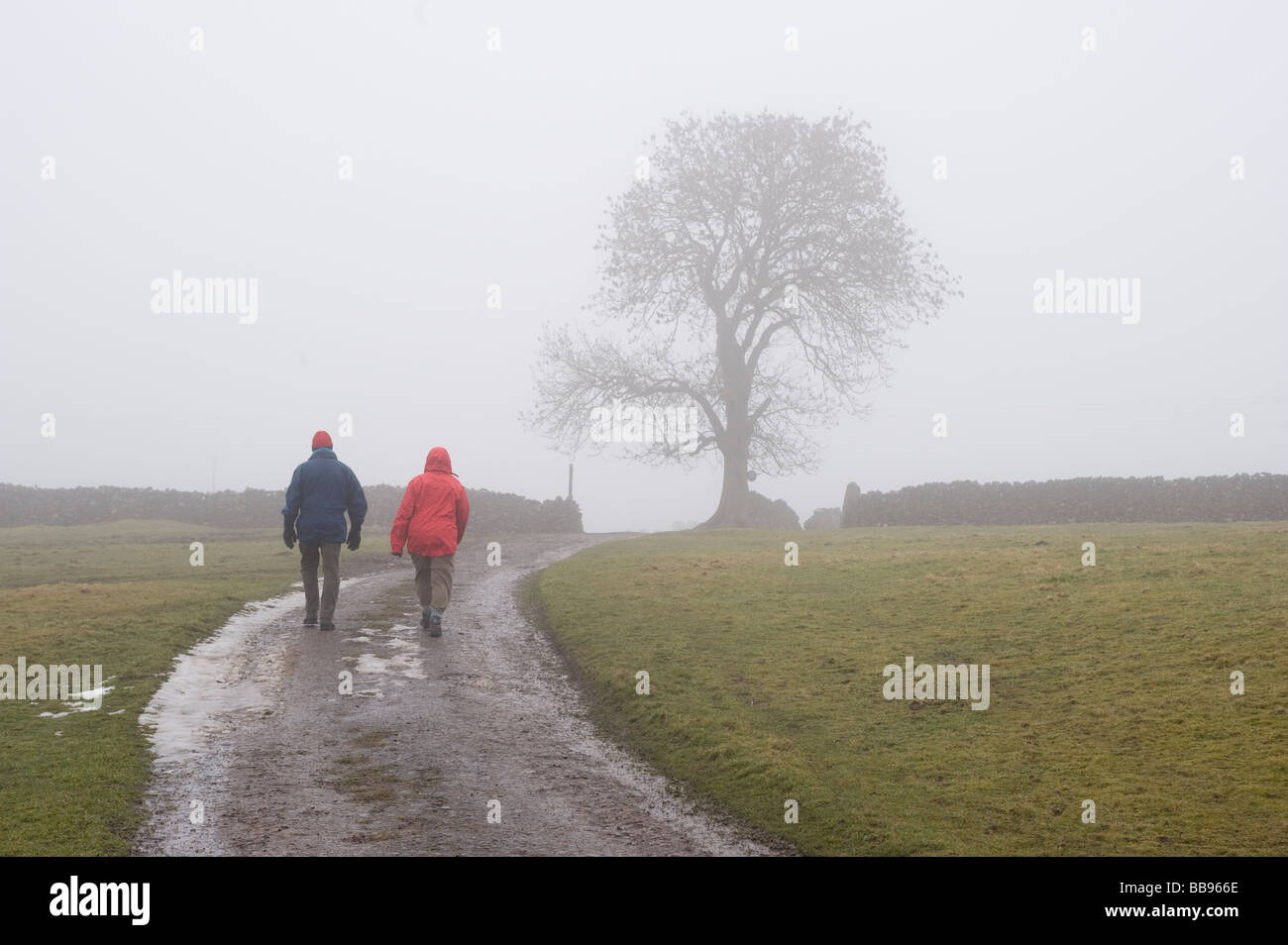 Uk rural winter cold people hi-res stock photography and images - Alamy