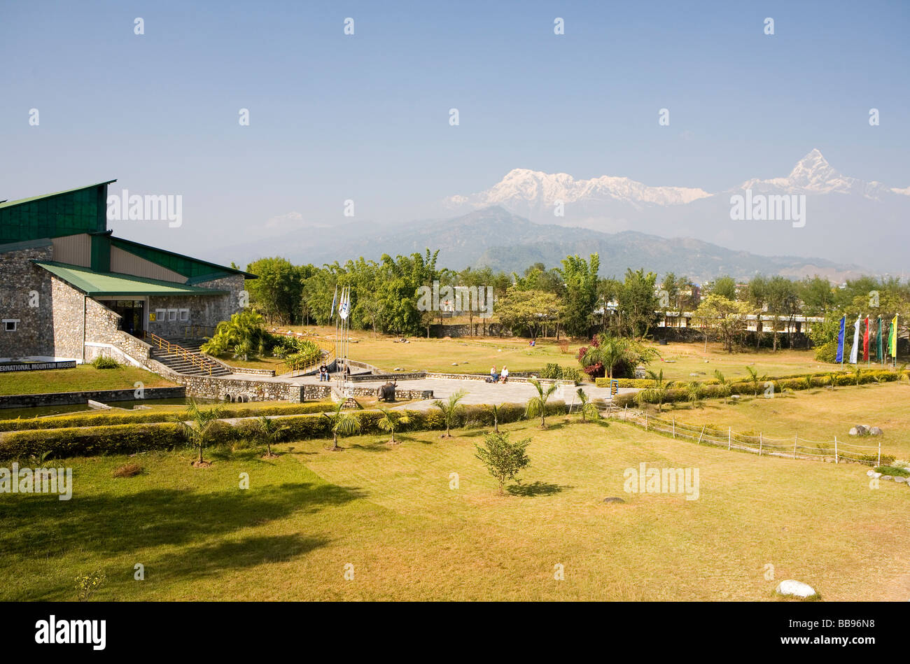 The International Mountain Museum, looking onto the Himalaya and ...
