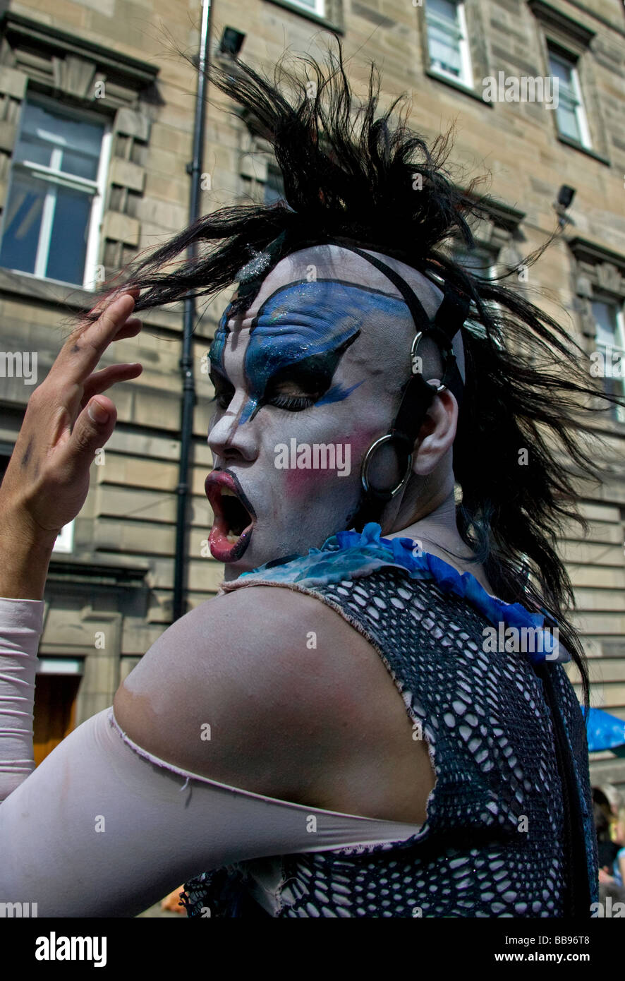 Colourful street performer hi-res stock photography and images - Alamy