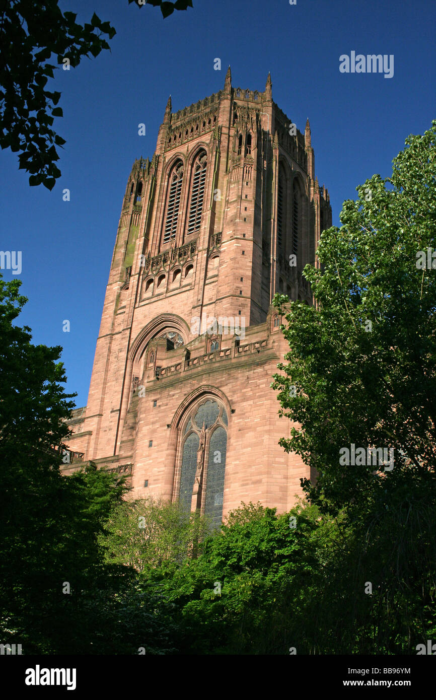 Anglican cathedral tower hi-res stock photography and images - Alamy