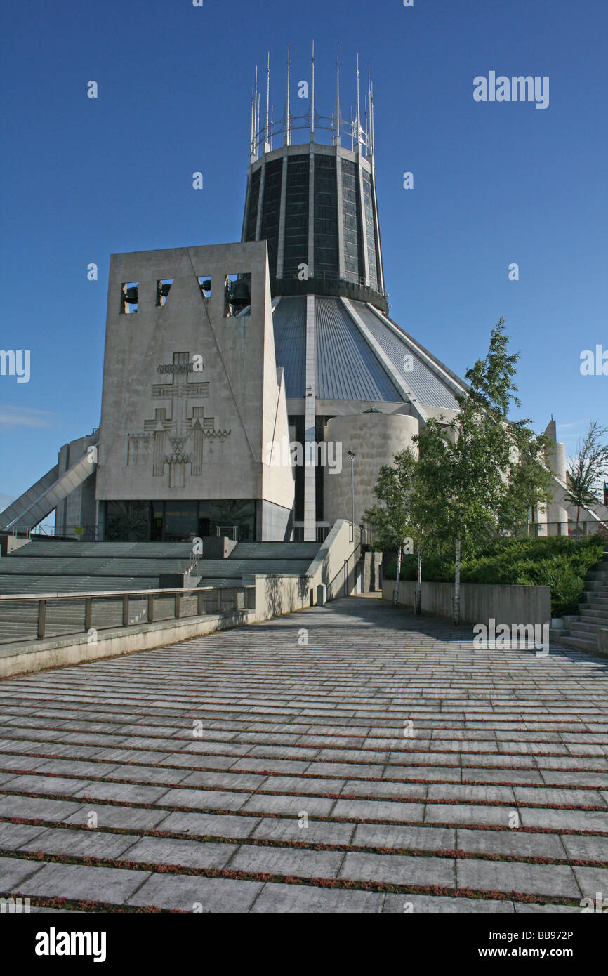 The Liverpool Metropolitan Cathedral of Christ the King, Merseyside, UK ...