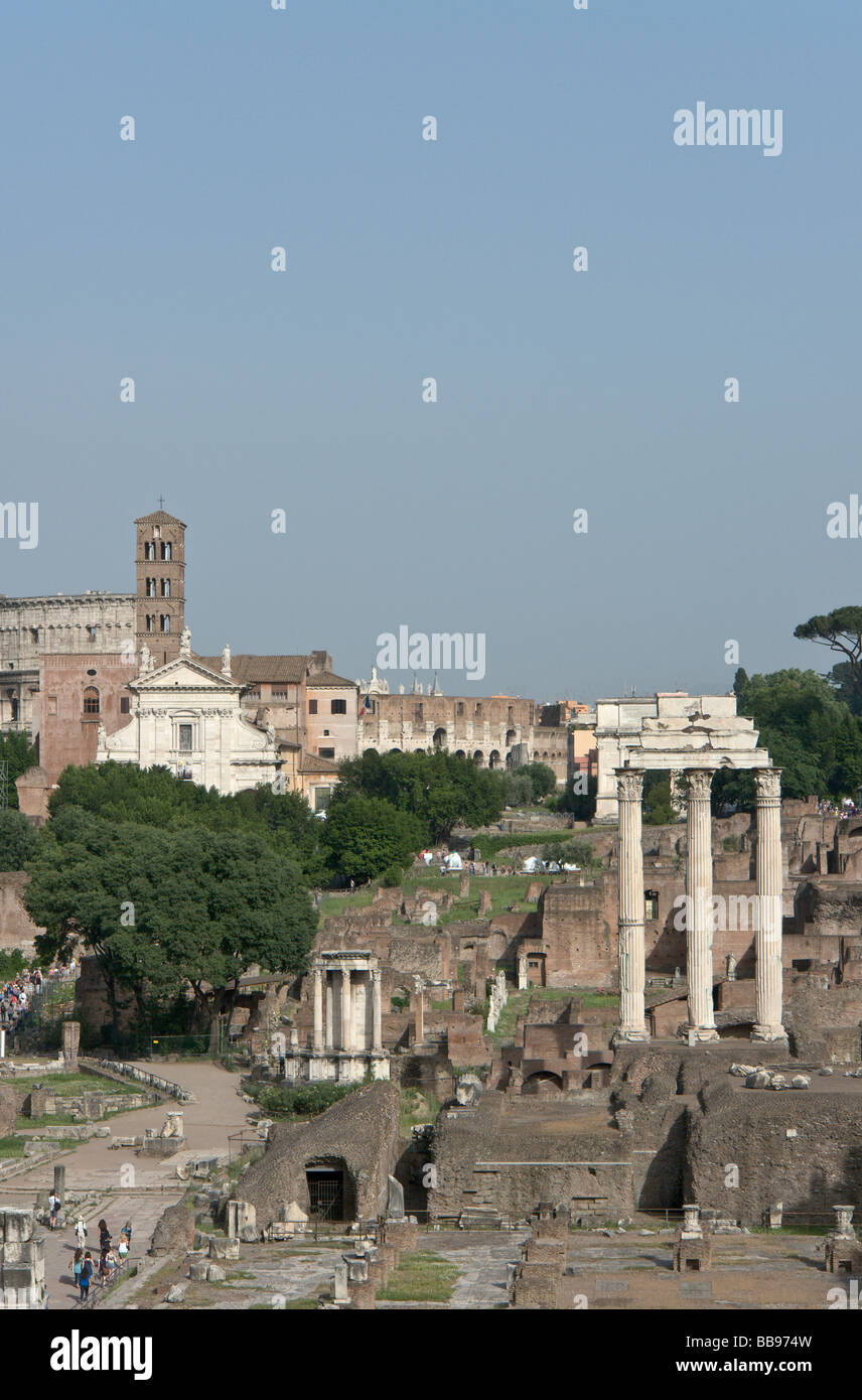 Roman forum panorama hi-res stock photography and images - Alamy