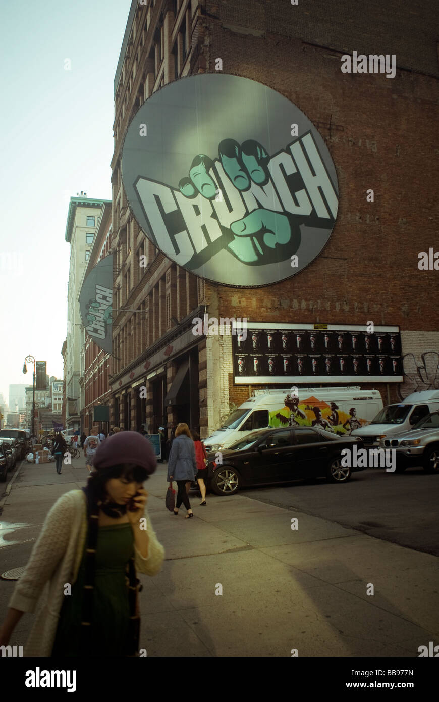Crunch Fitness gym on Layfayette Street in New York Stock Photo - Alamy