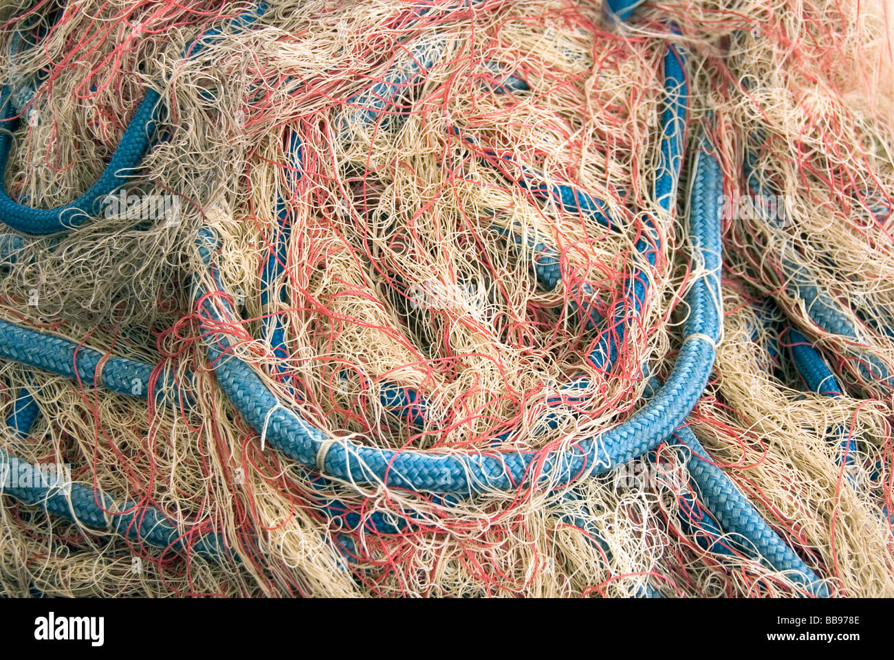 Blue fish nets hi-res stock photography and images - Alamy