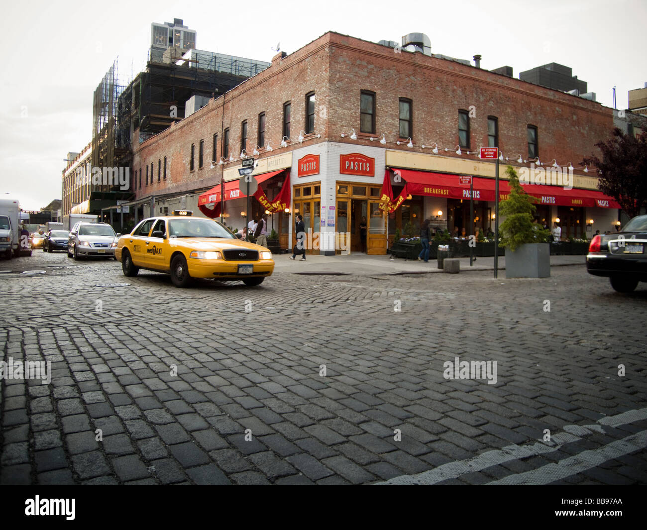 Pastis restaurant in the trendy Meatpacking District in New York on ...