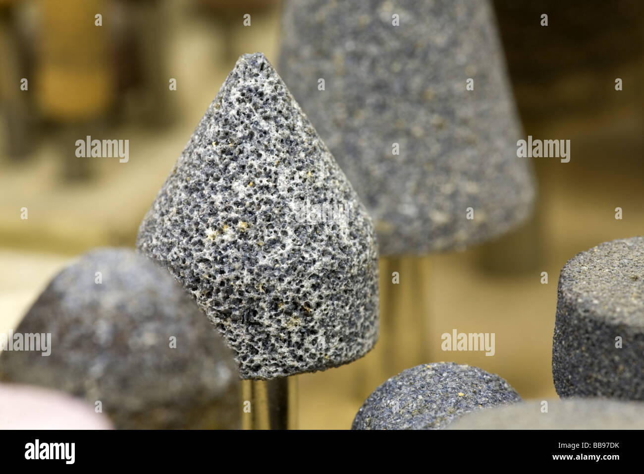 Grinding bits for a drill Stock Photo - Alamy