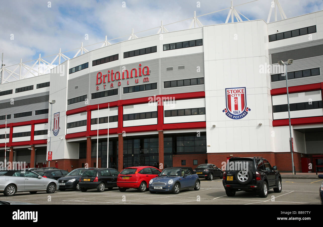 The former Britannia Stadium, home ground of Stoke City Football Club ...
