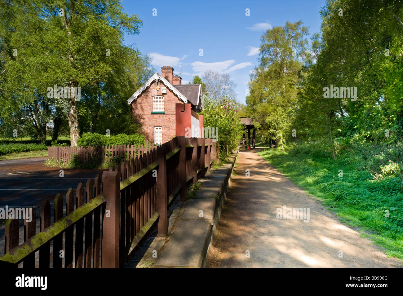Whitegate Station on The Whitegate Way, Cheshire, England, UK Stock ...