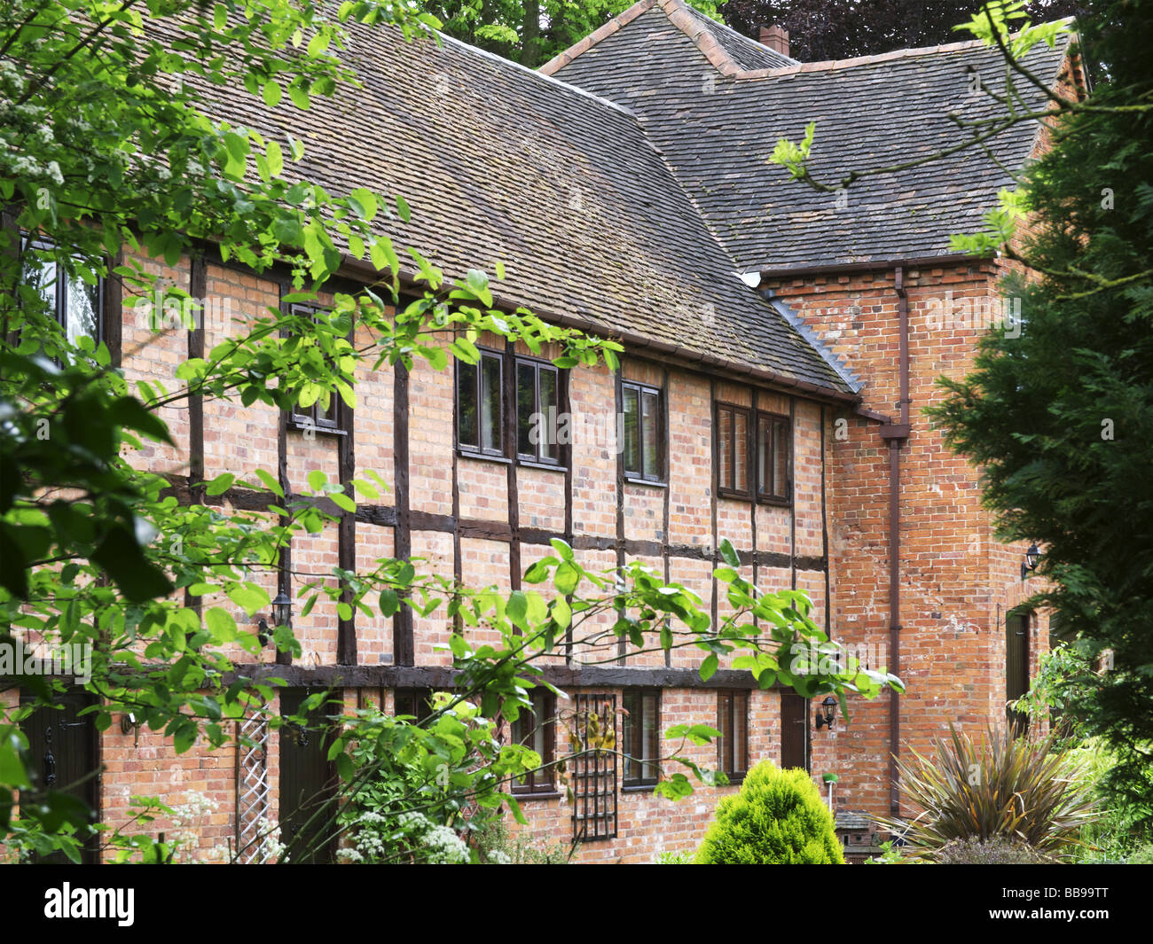 village with houses in countryside Stock Photo - Alamy