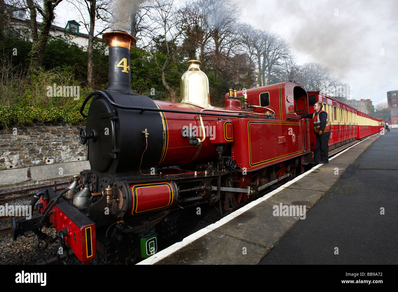Isle man douglas railway station hi-res stock photography and images ...
