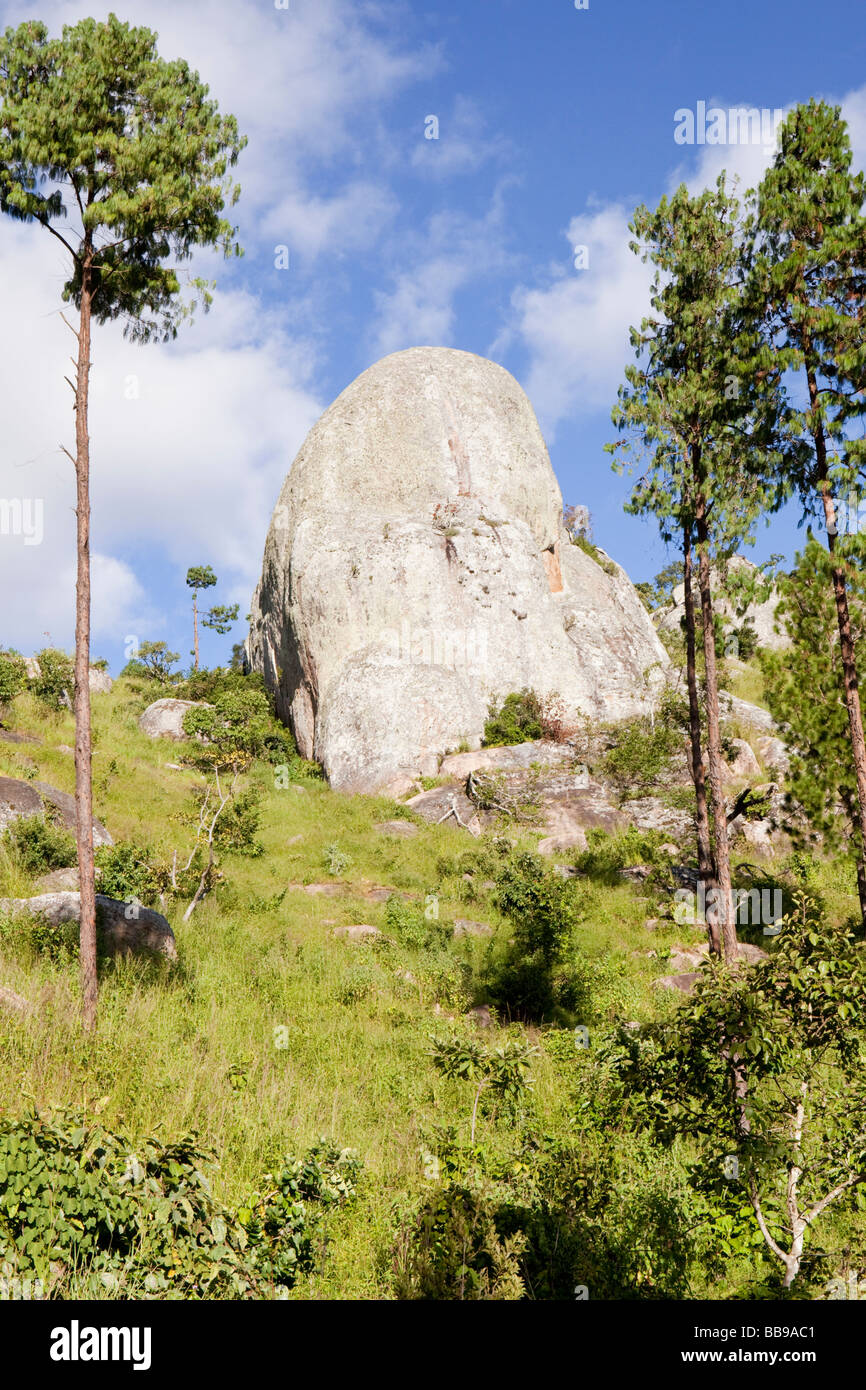 In the foothills of Dedza Mountain, Dedza, Malawi, Africa Stock Photo ...