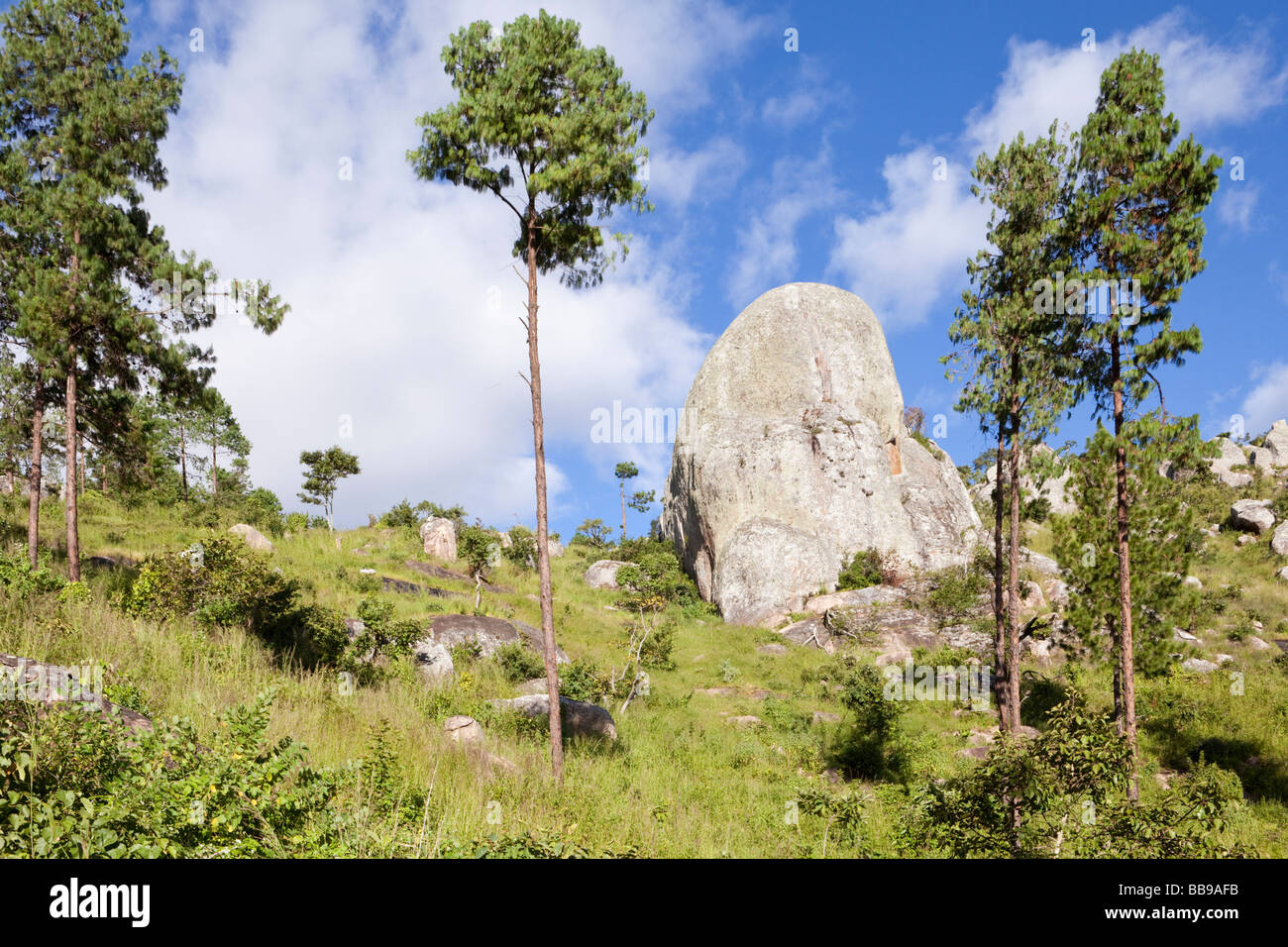 In the foothills of Dedza Mountain, Dedza, Malawi, Africa Stock Photo ...
