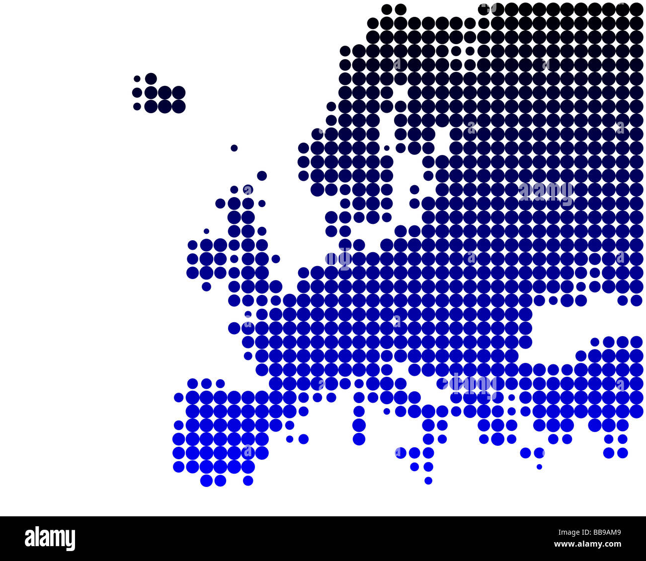 Map of Europe Stock Photo - Alamy