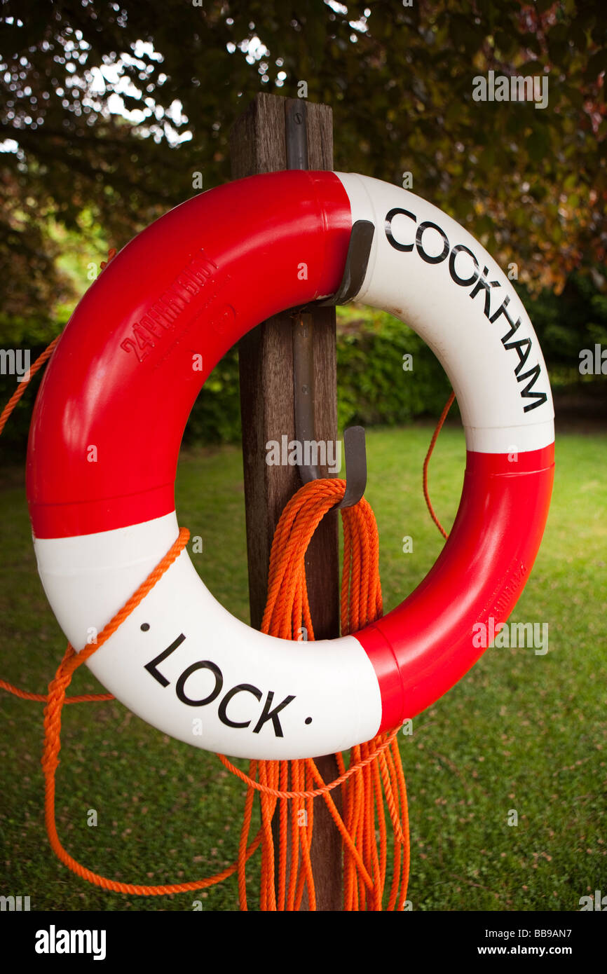 England Berkshire Cookham Locks perrybuoy water safety life belt ...
