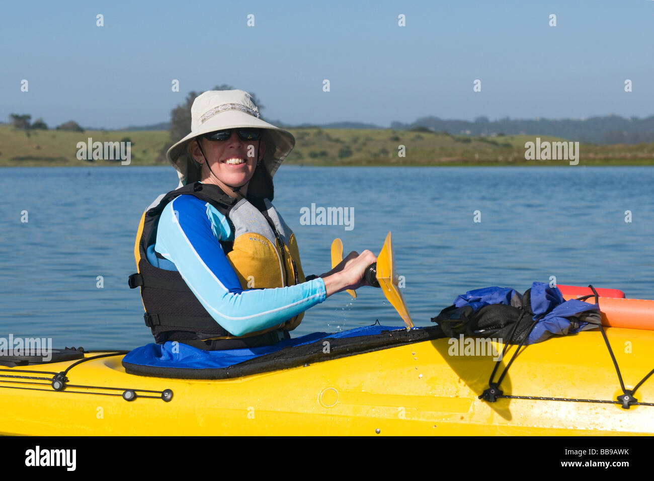 Female paddling hi-res stock photography and images - Alamy