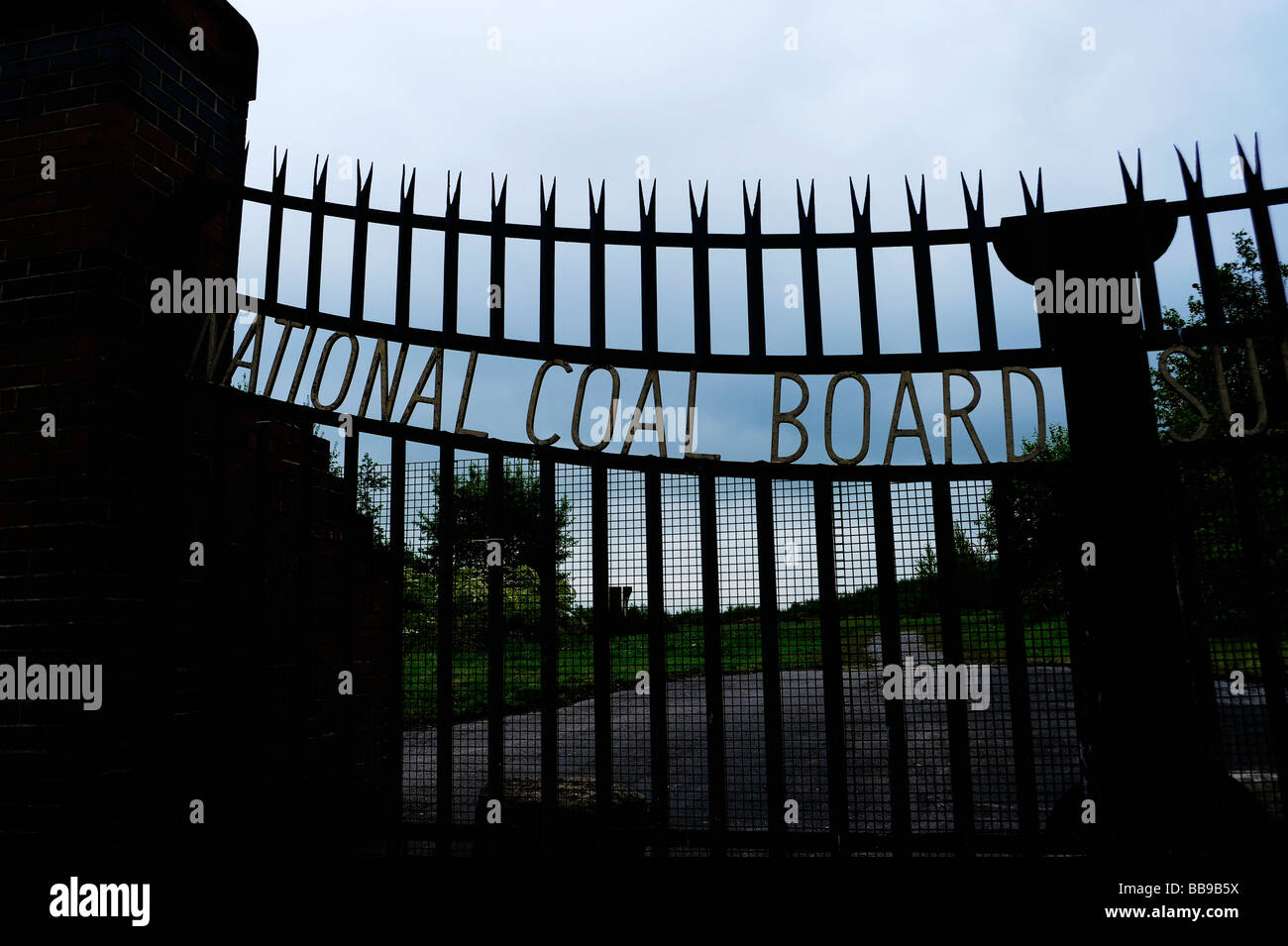 The remains of St Helens Sutton Manor Colliery, coal mining industry a ...