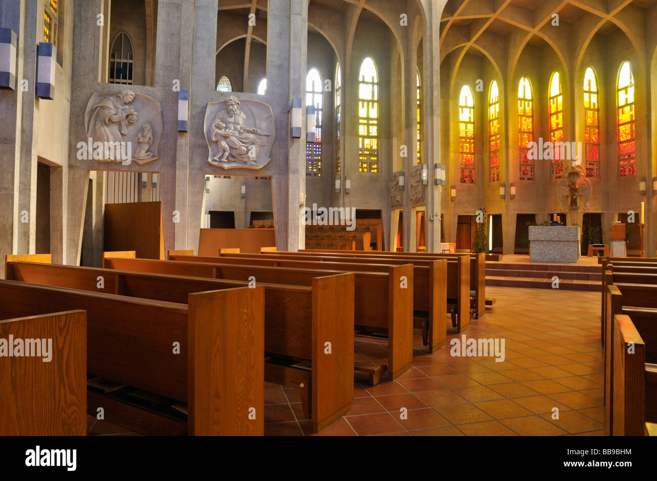 Interior of Abbey ,a Benedictine Monastery in Mission British Columbia ...