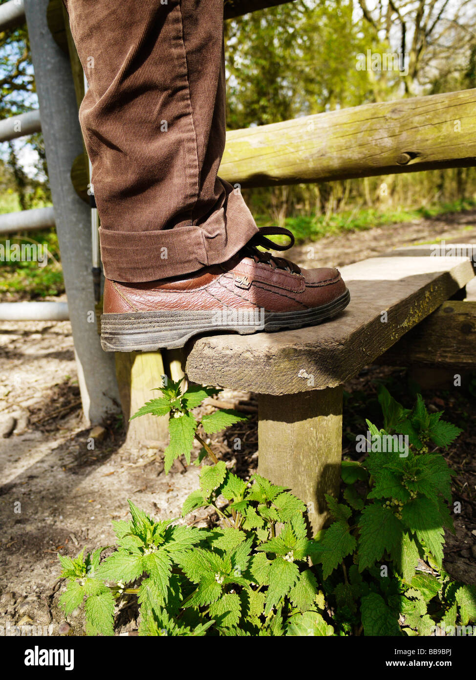 Stiles footpath bridle way hi-res stock photography and images - Alamy