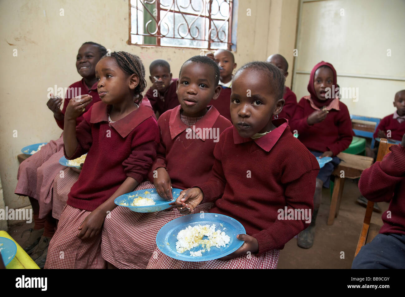 Kenya school food children hi-res stock photography and images - Alamy