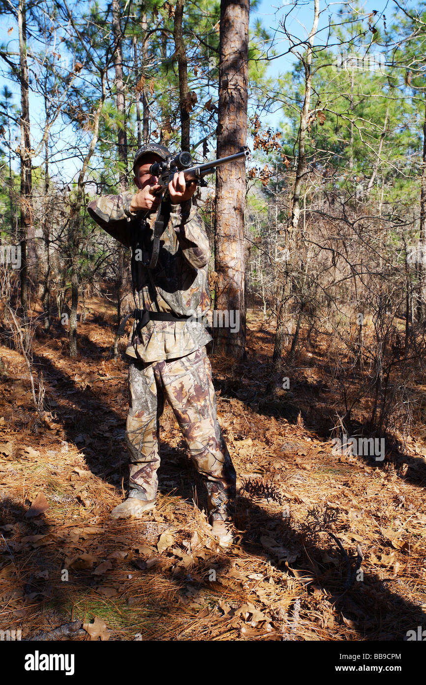 Close up of hunter aiming with gun hi-res stock photography and images ...