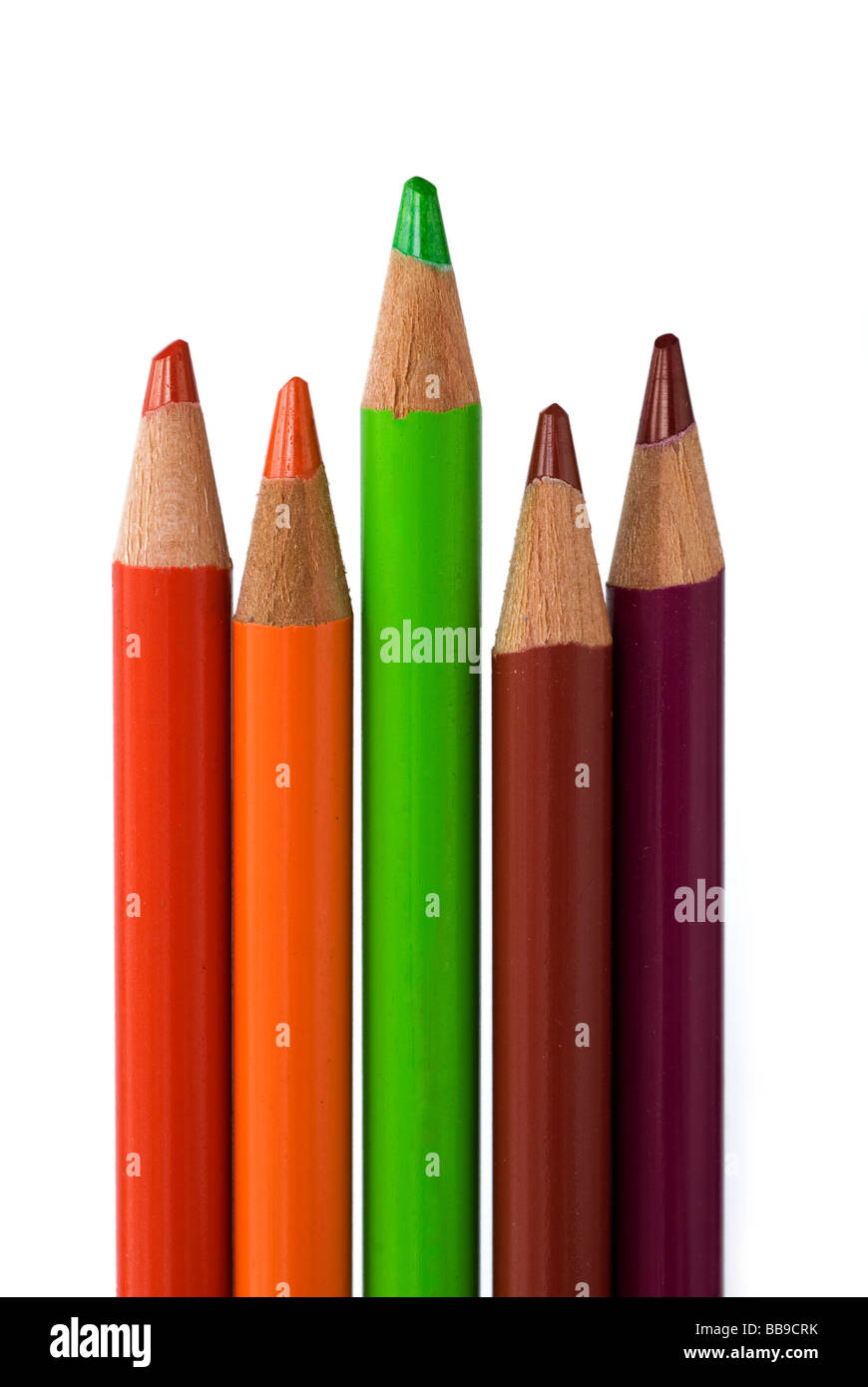 colored pencils, decision making Stock Photo - Alamy