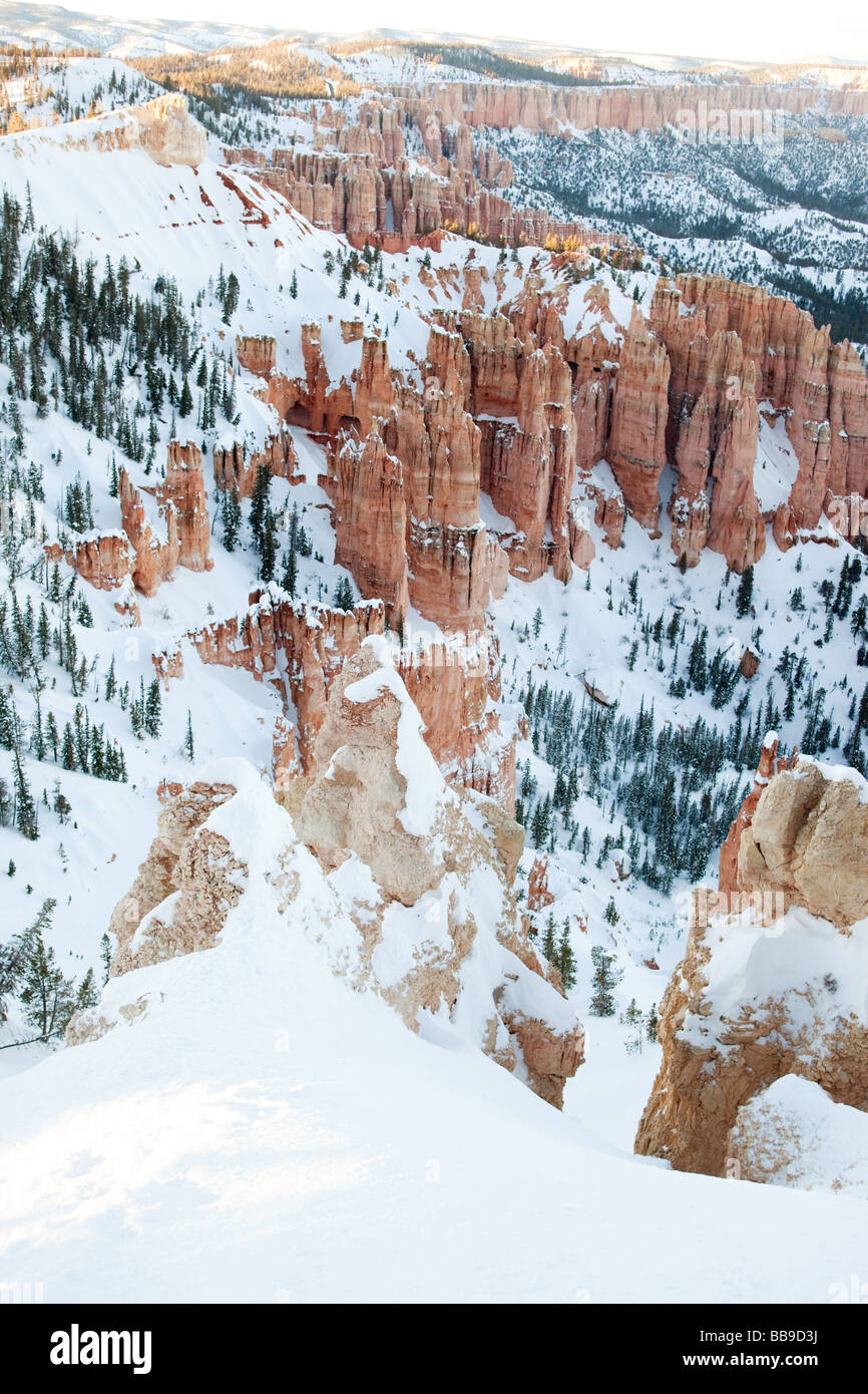 Bryce Canyon National Park in Winter Snow, Garfield County and Kane ...