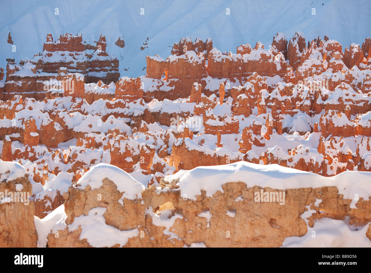 Bryce Canyon National Park in Winter Snow, Garfield County and Kane ...