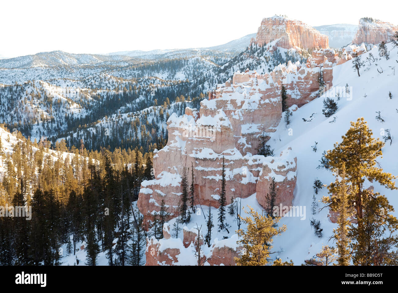 Bryce Canyon National Park in Winter Snow, Garfield County and Kane ...