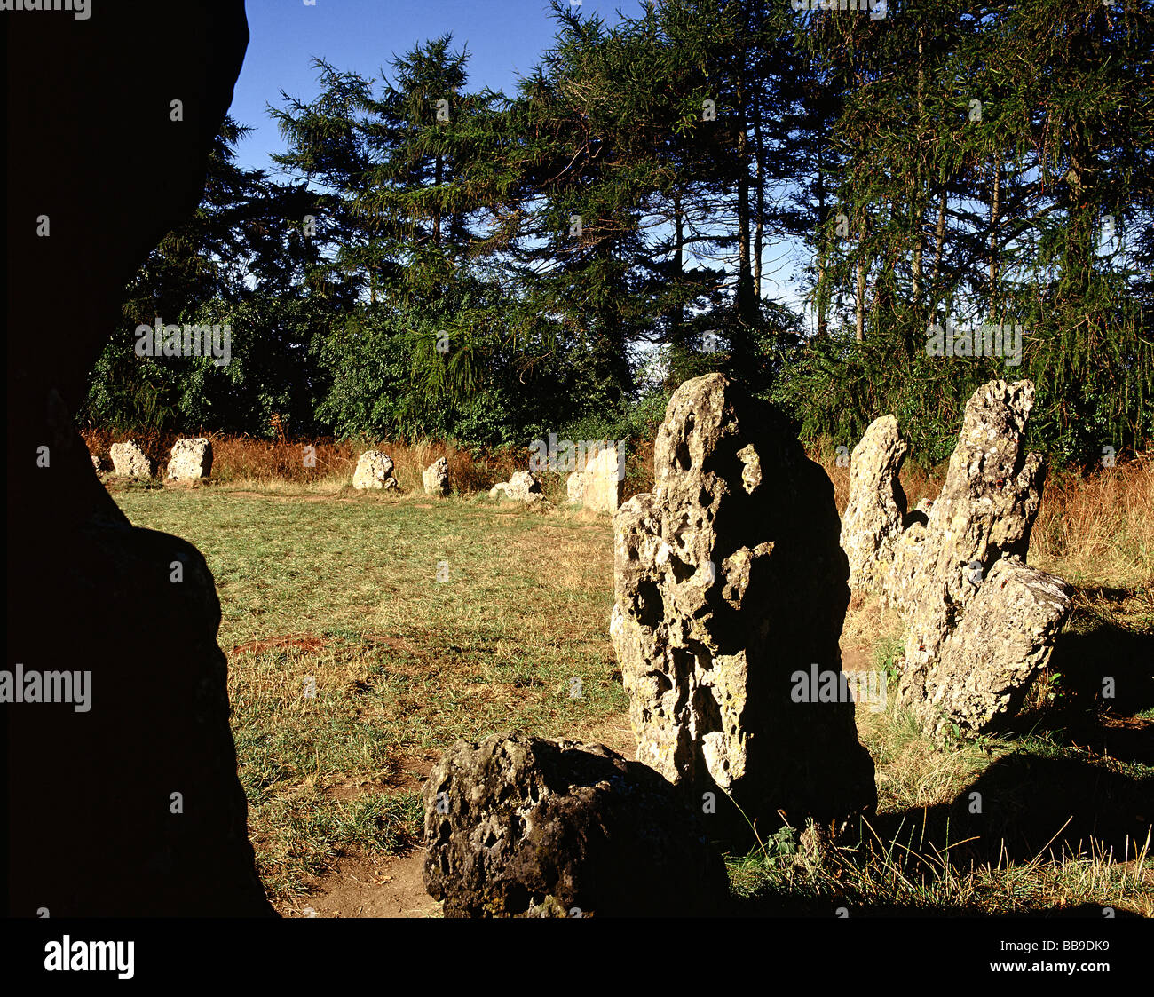 Rollright Stone Circle, Little Rollright, Oxfordshire, England 1990s ...