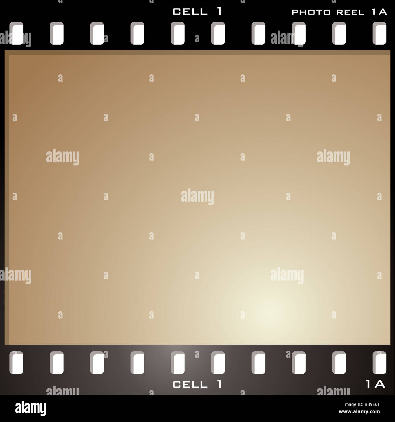 Photo strip old sepia negative hi-res stock photography and images - Alamy