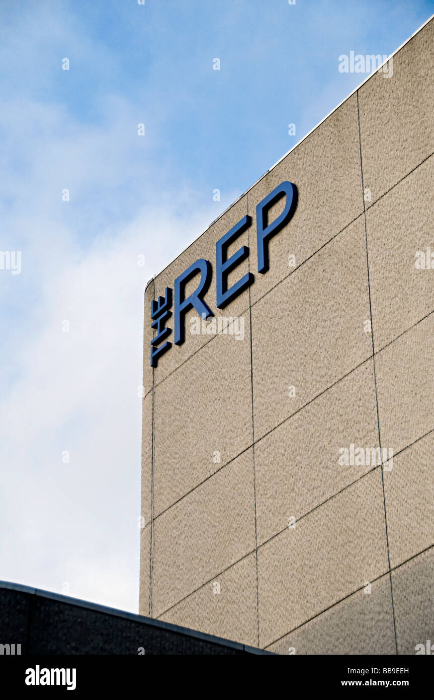 The rep Birmingham theater Stock Photo - Alamy