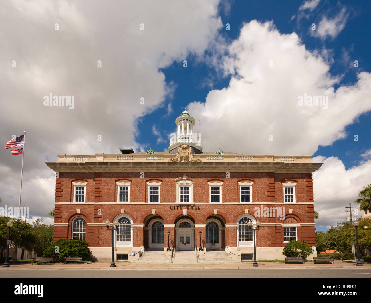 City Hall building, Brunswick, Georgia, USA Stock Photo - Alamy