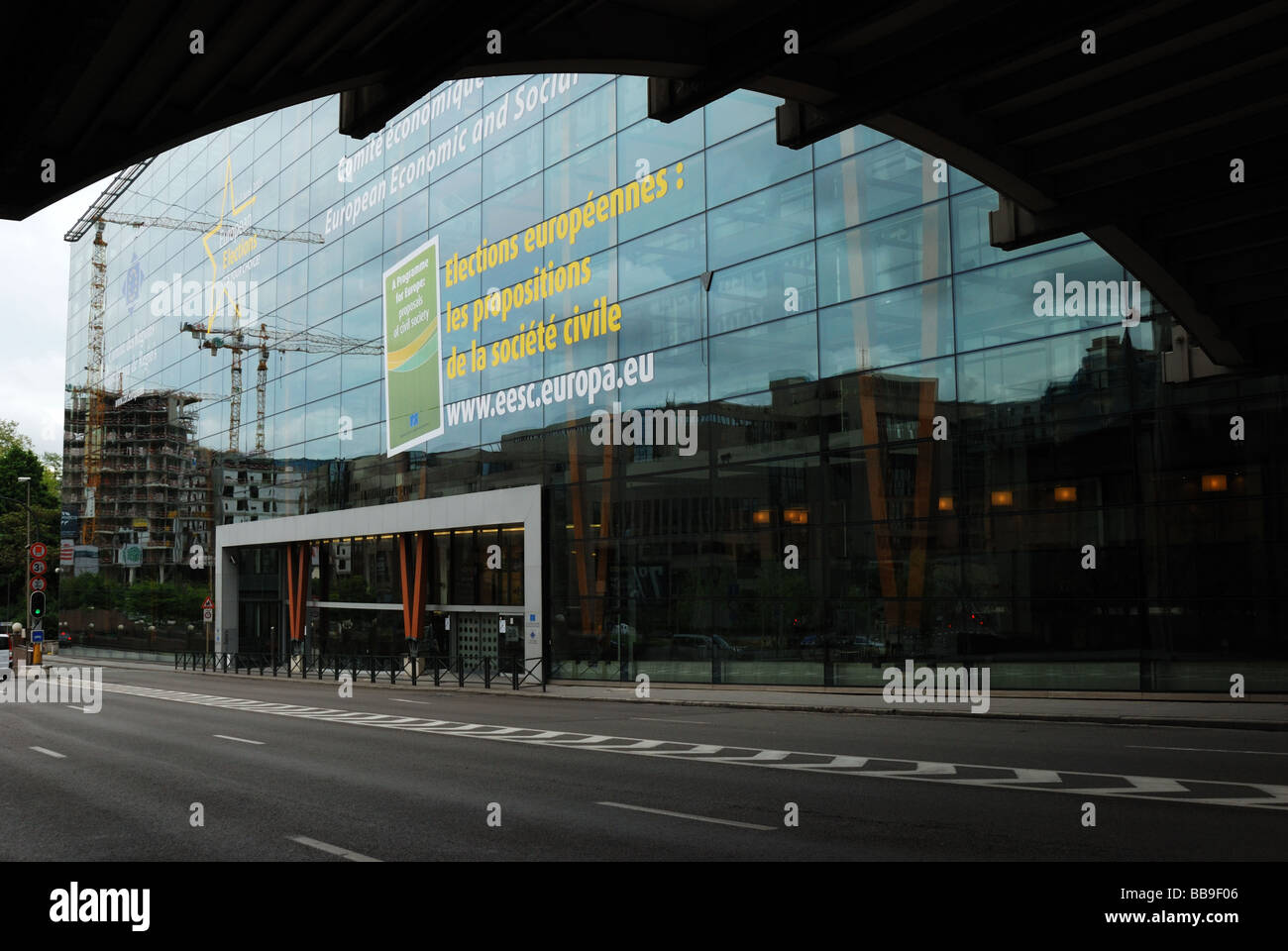 Delors building, seat of the Committee of the Regions (CoR) in Brussels ...