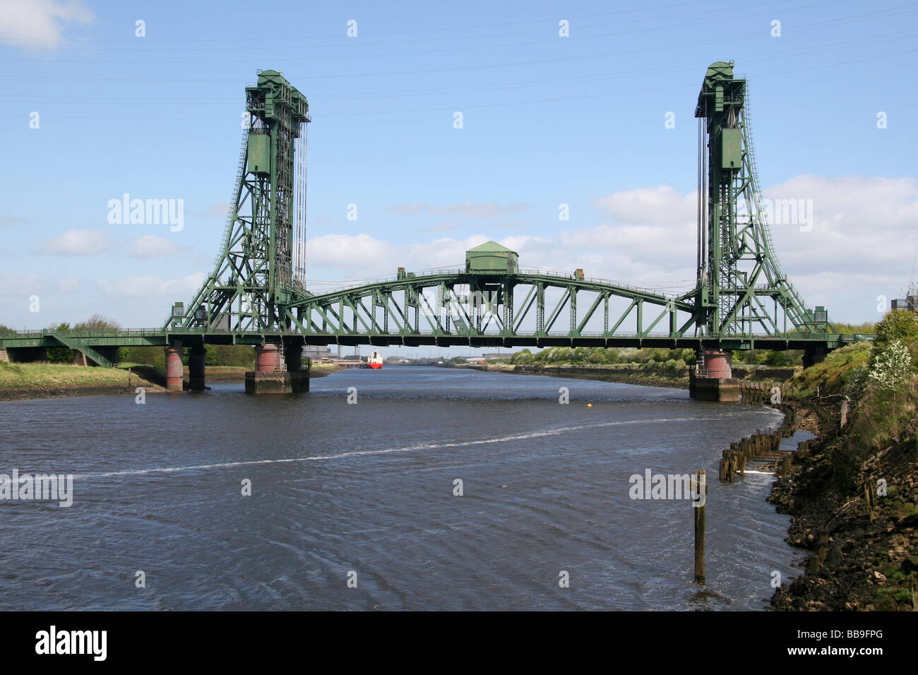 Newport Bridge over the river Tees Middlesbrough Stock Photo - Alamy